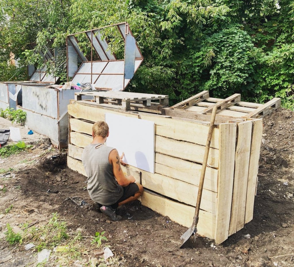 A public composter started working in Lyubotyn: photo – news Kharkiv ...