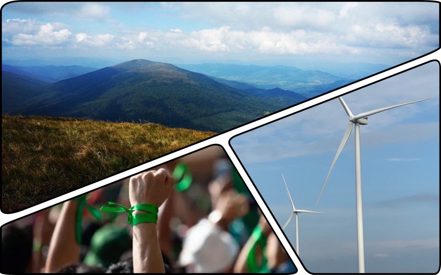 Construction of a wind power plant on the Runa in the Carpathians ...